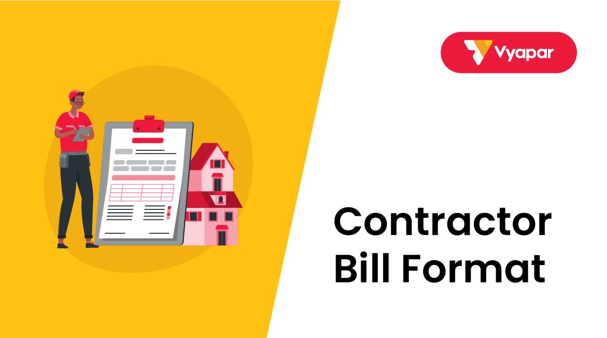 Contractor Bill Format Free Download
