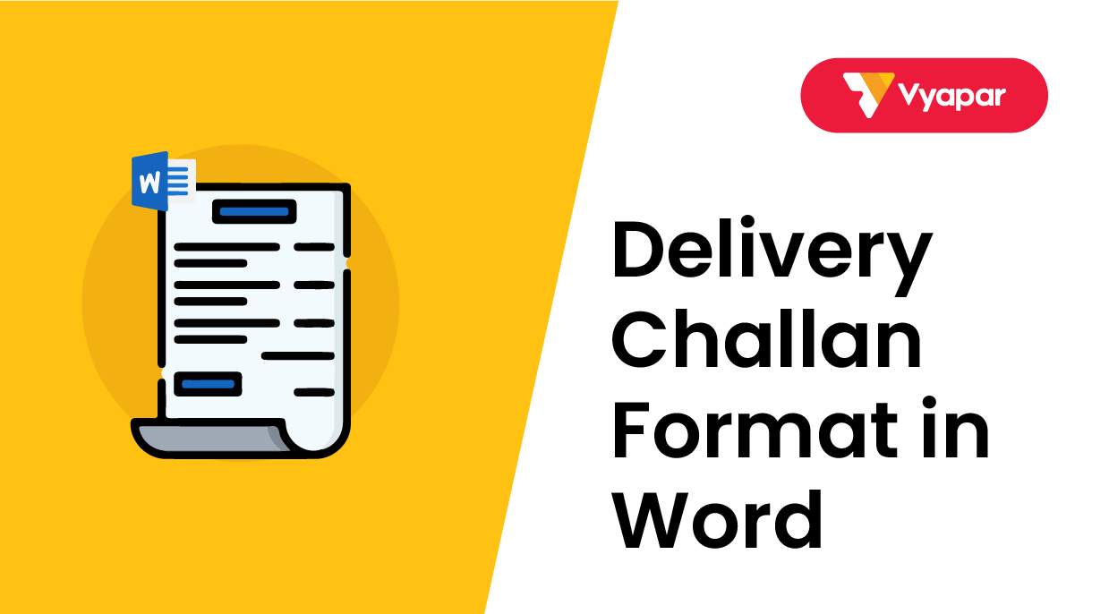 Delivery Challan Format In Word Free Download