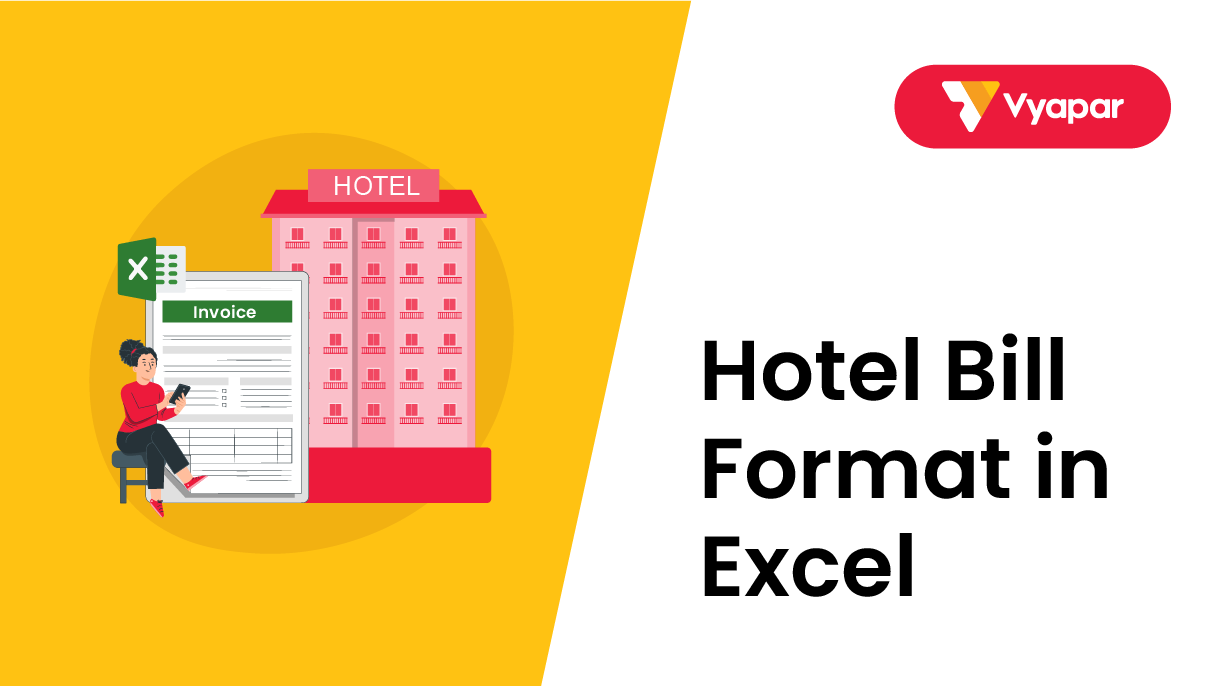 Hotel Bill Format In Excel Free Download