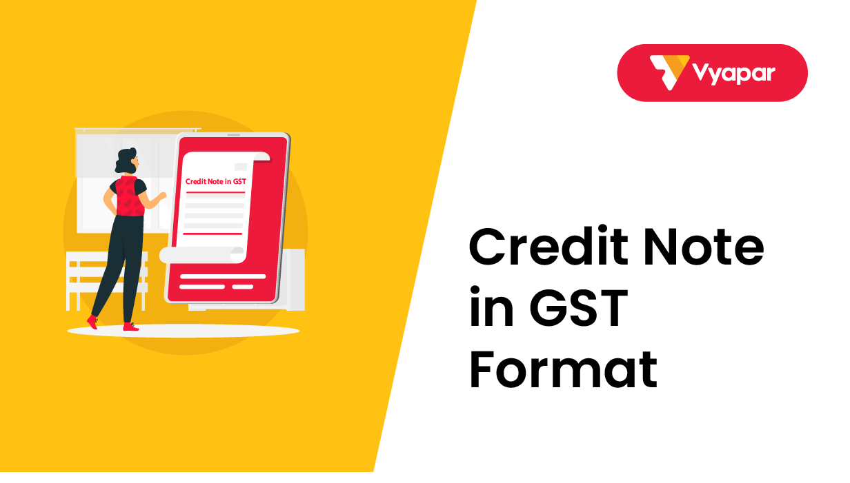 Credit Note Format In GST Free Download