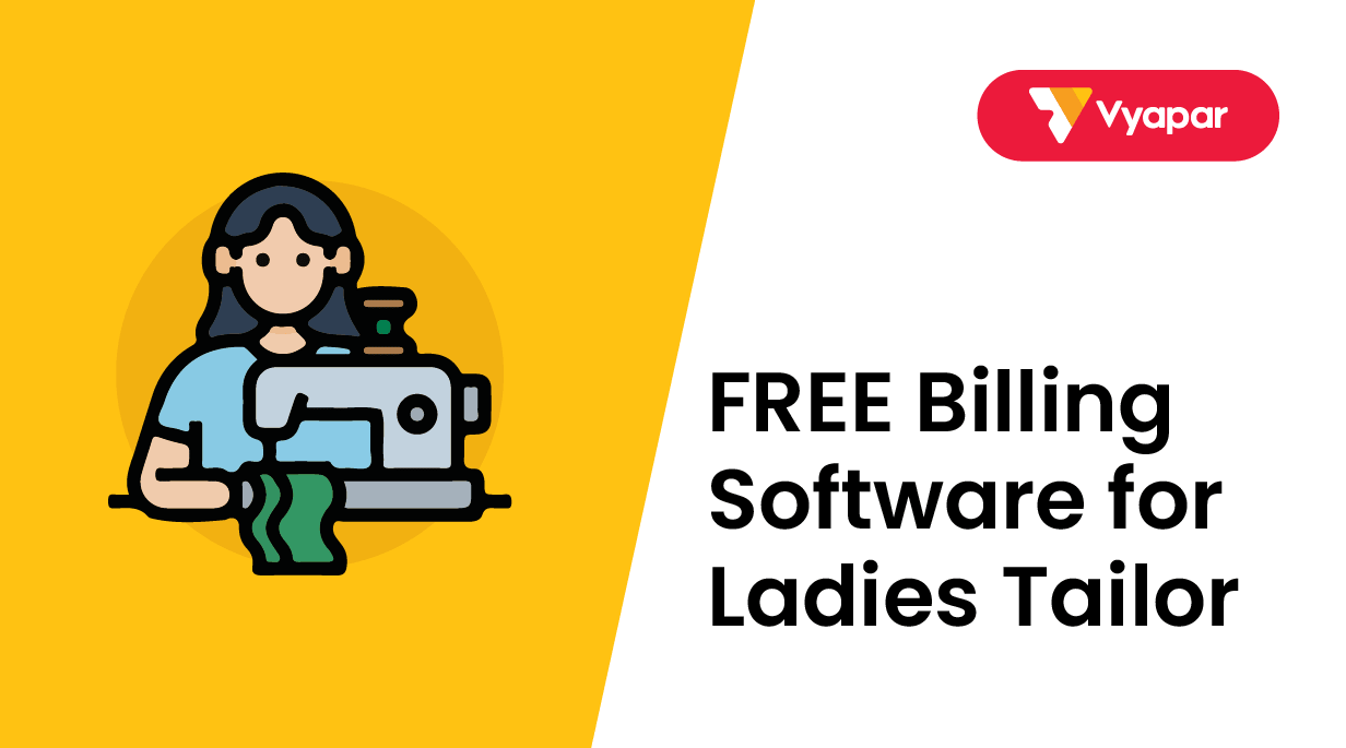 Ladies Tailor Bill Book Format Free Download Vyapar