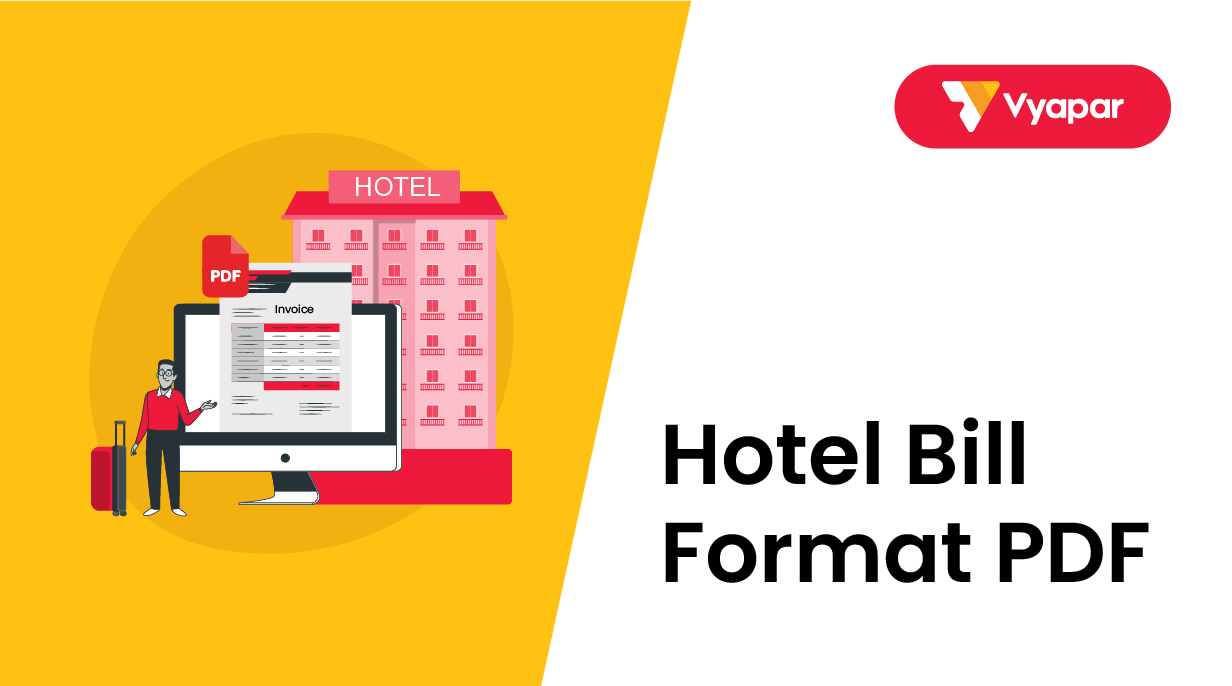 Hotel Bill Format PDF Free Download