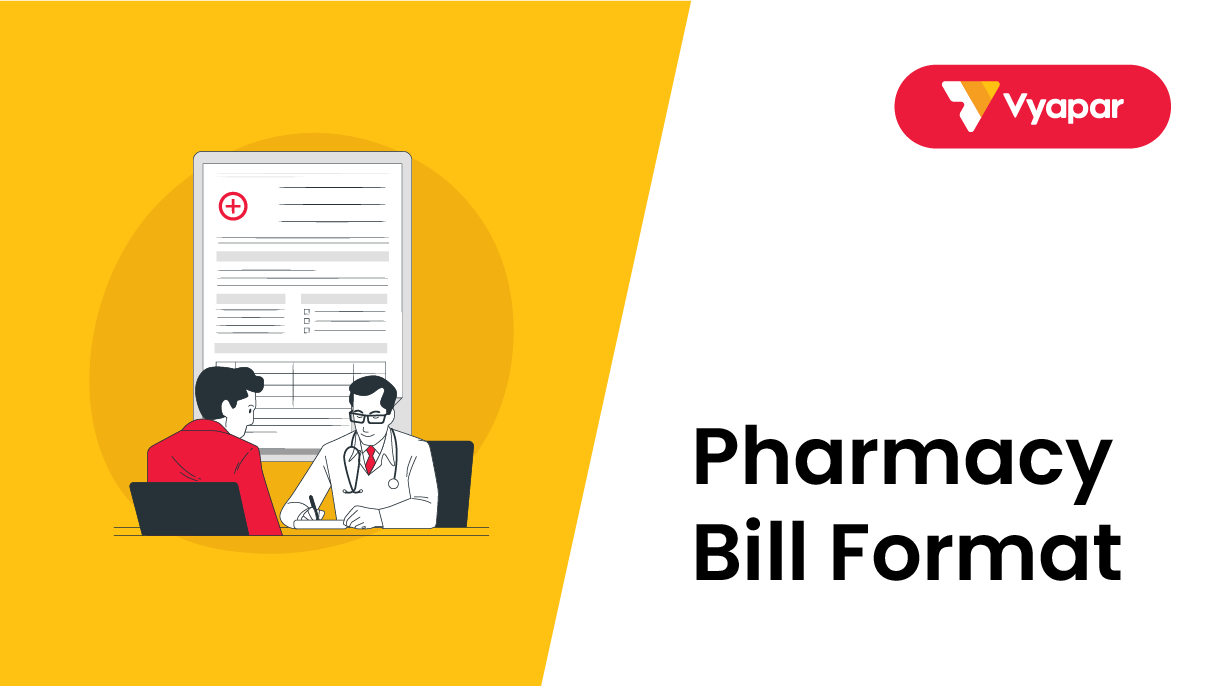 Pharmacy Bill Format Free Download