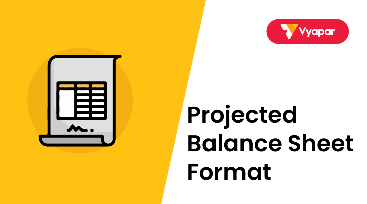 Projected Balance Sheet Format Free Download