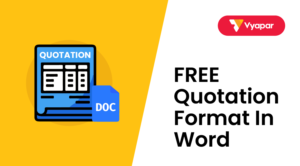 Quotation Format In Word Free Download Vyapar App Quotation Format In Word Free Download Vyapar App