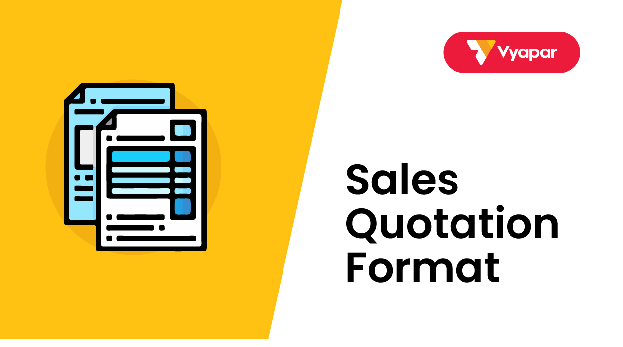 Sales Quotation Format (Free Download) - Vyapar App