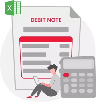 Debit Note Format in Excel Free download